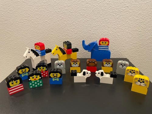 Vintage LEGO DACTA 9277 Basic Figures and Animals Set from 1996, 100% ...