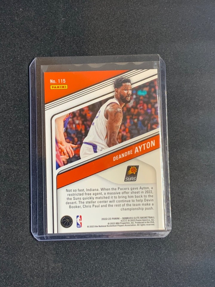 2022-23 Donruss Elite Orange DeAndre Ayton #115 | eBay