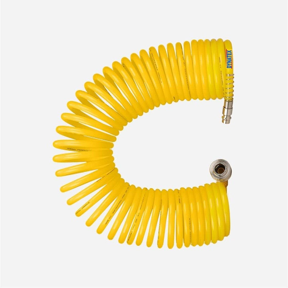 Compressor Air Line Hose 10M Coil 10 Metre Coiled For Air Tools 1/2 ...