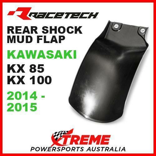 Rtech Black Kawasaki KX85 2014-2018 Rear Shock Guard Mud Flap Plate R ...