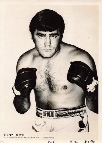 Tony Doyle 1960s Press Photo 5x7 Vintage Heavyweight Boxer Boxing Irish ...