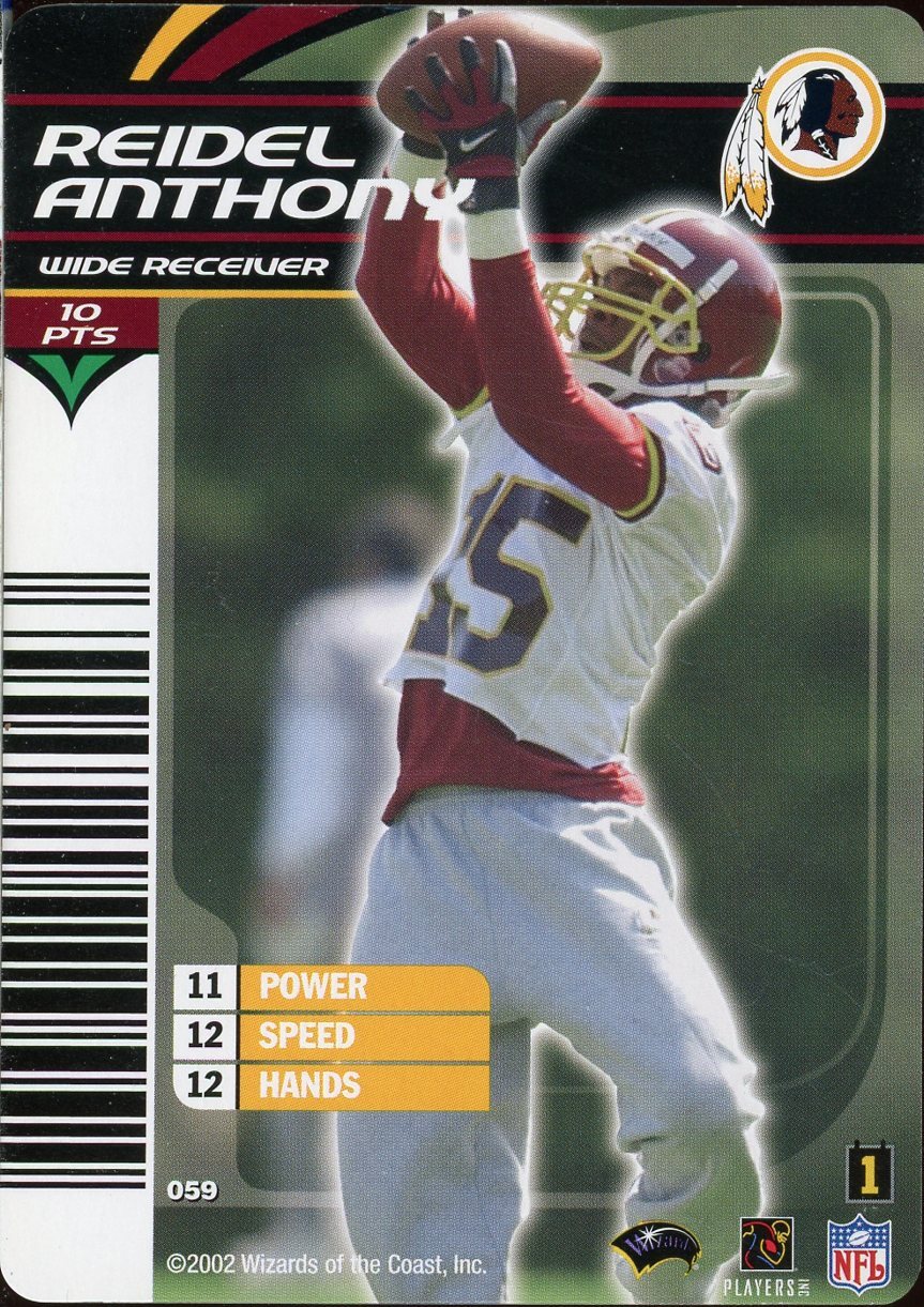 2003 NFL Showdown REIDEL ANTHONY REDSKINS #059 | eBay