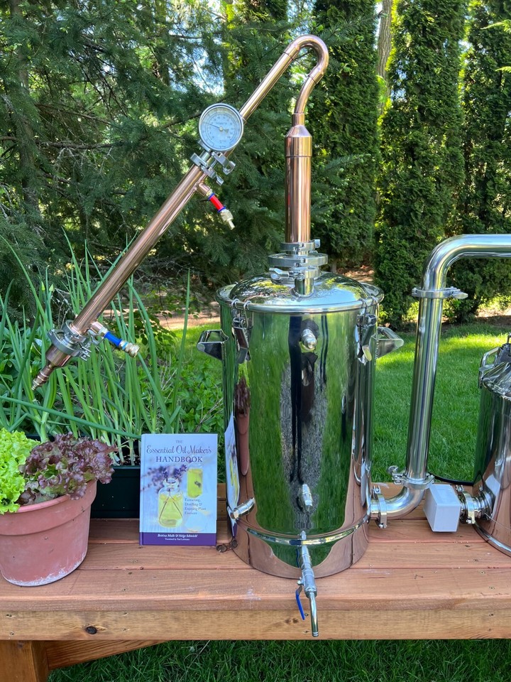 Essential Oil still-50L plant tank-30L boiling tank-Stainless Steel and ...