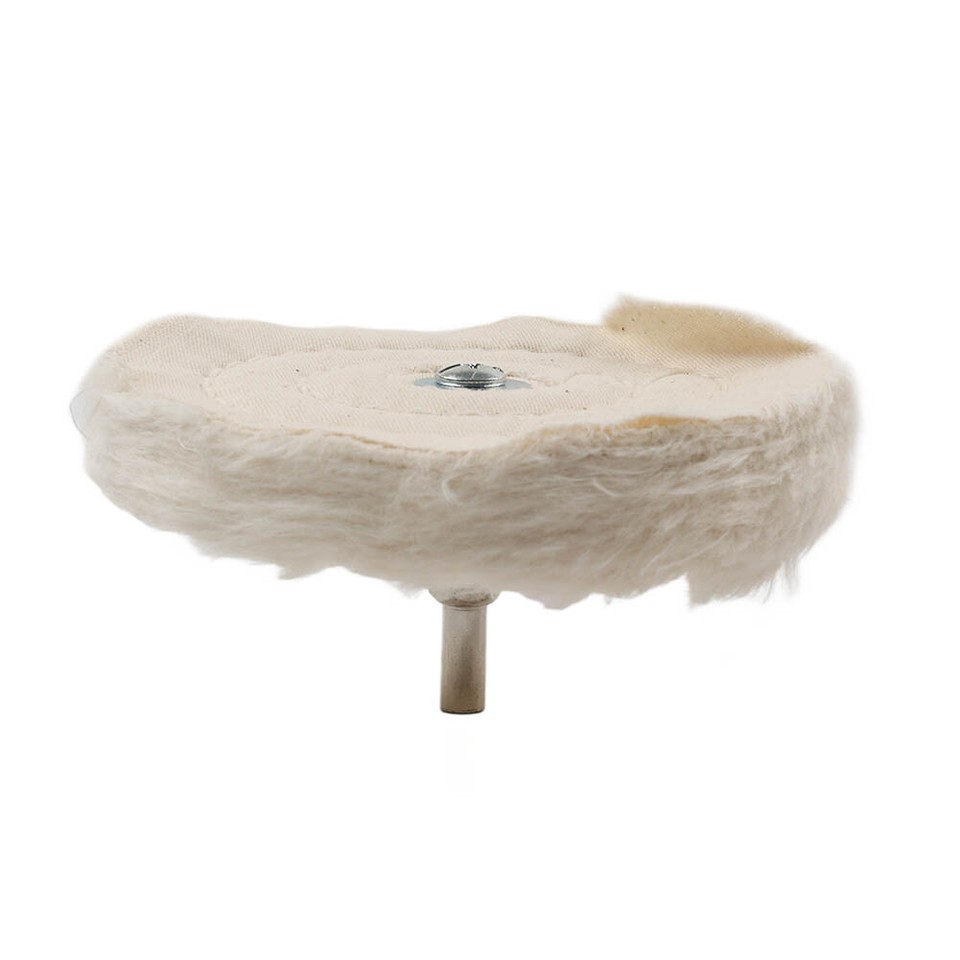 Cloth Buffing Wheel Polishing Buffer Mop Pad 6mm Rounded Handle For ...
