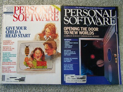 Personal Software magazines - November & December 1983 vintage | eBay