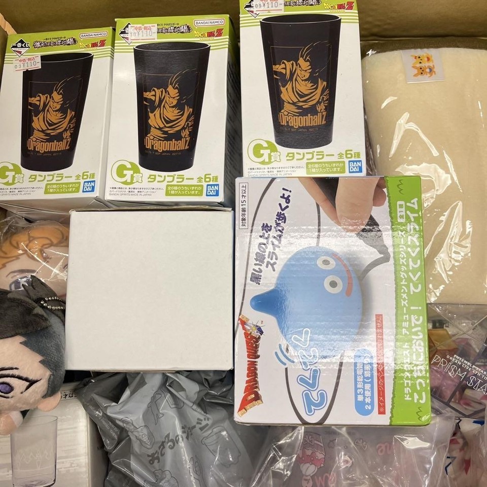 Huge Anime Merchandise Lot Over 550 Items Badges Keychains Standees ...