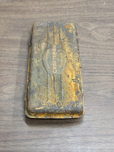 Vintage Craftsman Socket Metal Tool Box 7"x3"x1" Box Only (for 1/4 ...