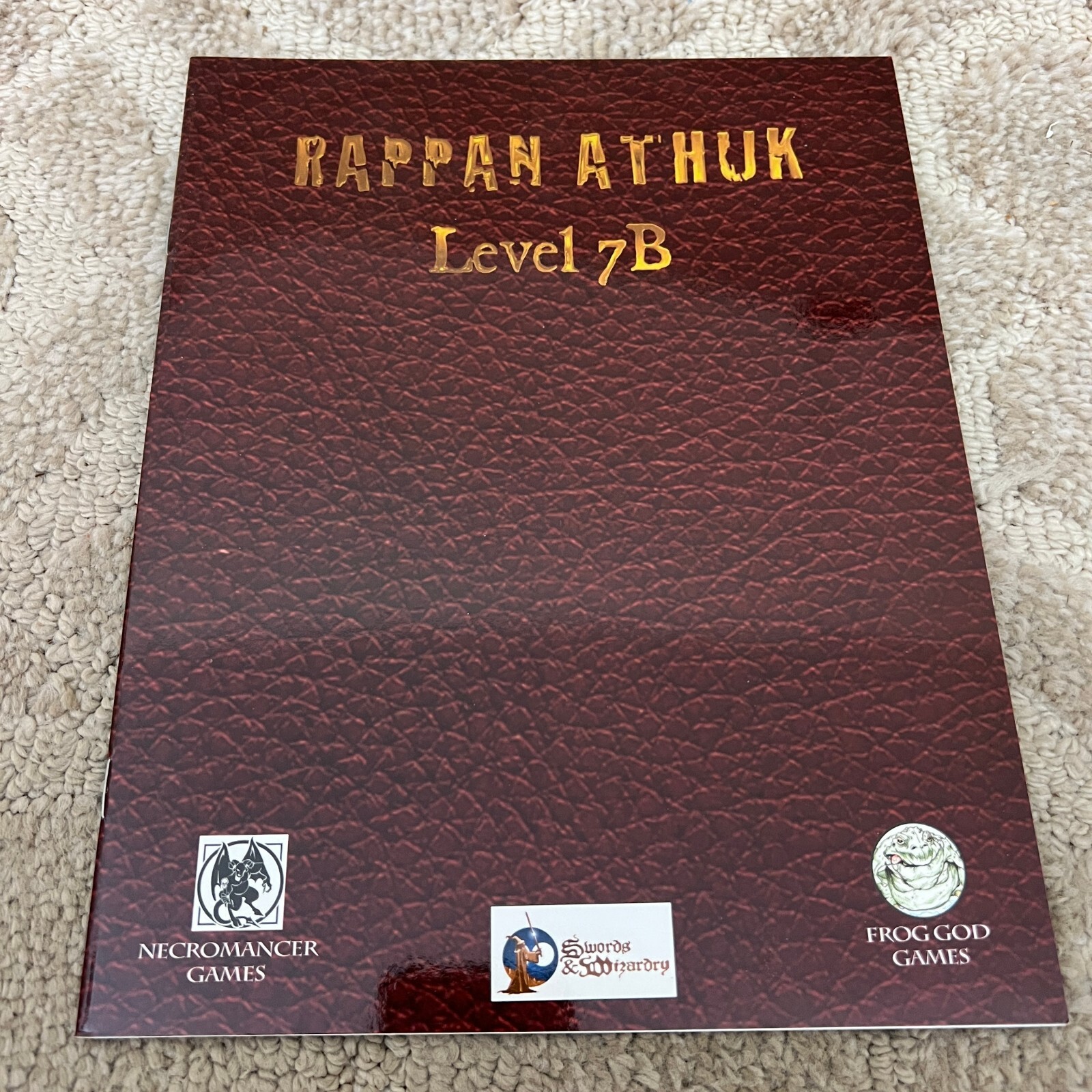 Rappan Athuk Level 7B Fantasy Paperback Book by Bill Webb Frog God Games 2012 | eBay