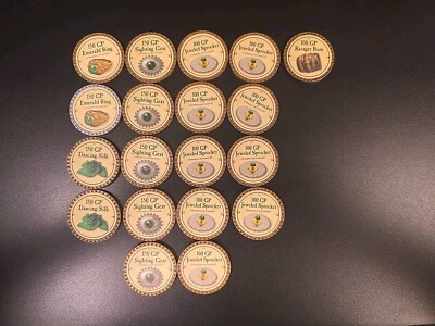 True Dungeon Token - Gold Lot Total 2350 Gold | eBay