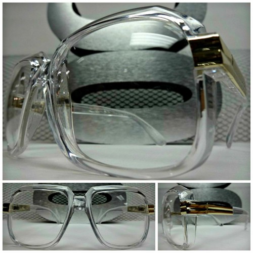 Classic Retro Hip Hop Rapper Style Clear Lens EYE GLASSES Transparent ...