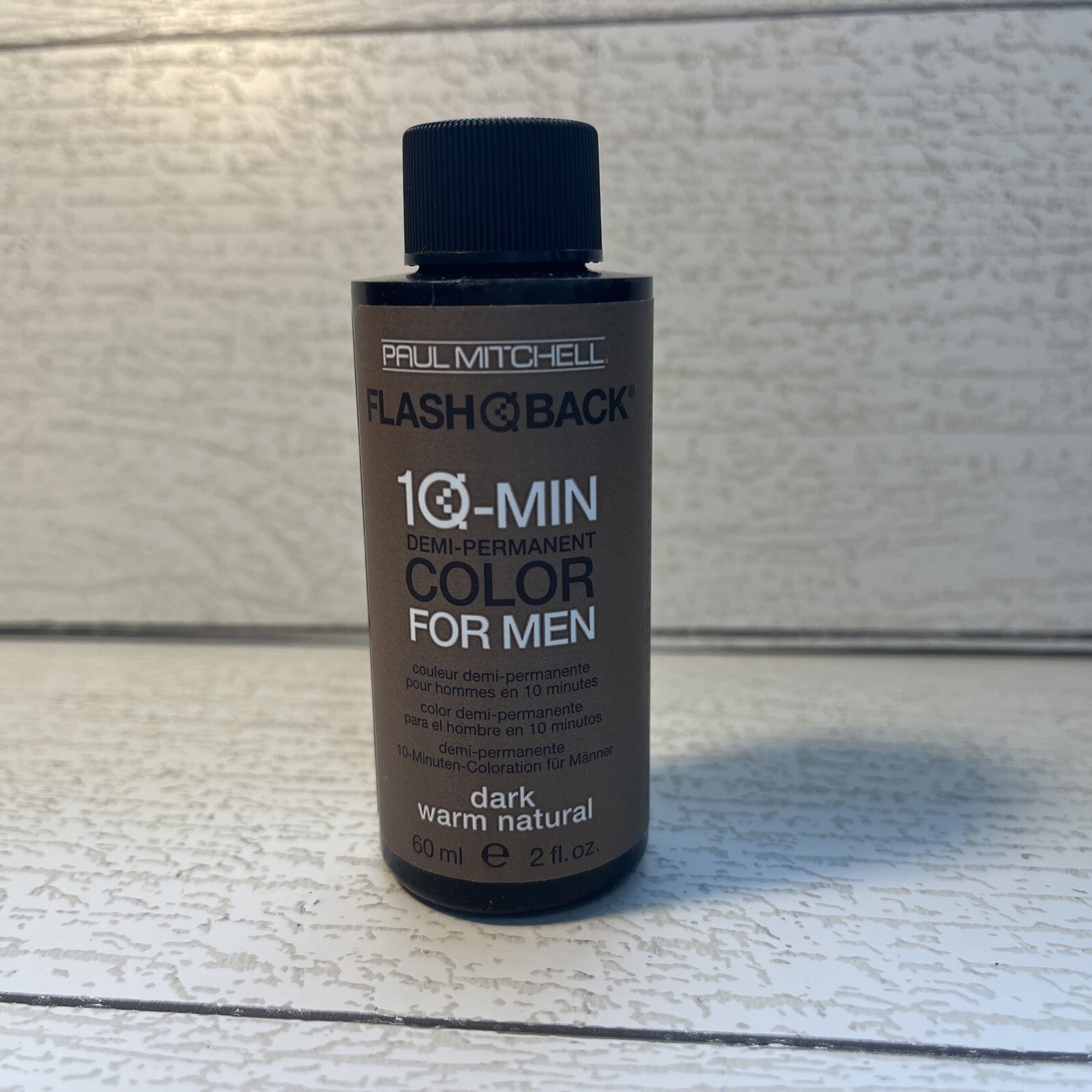 1 Bottle PAUL MITCHELL Flash Back 10 Min Demi Color For Men DARK WARM ...
