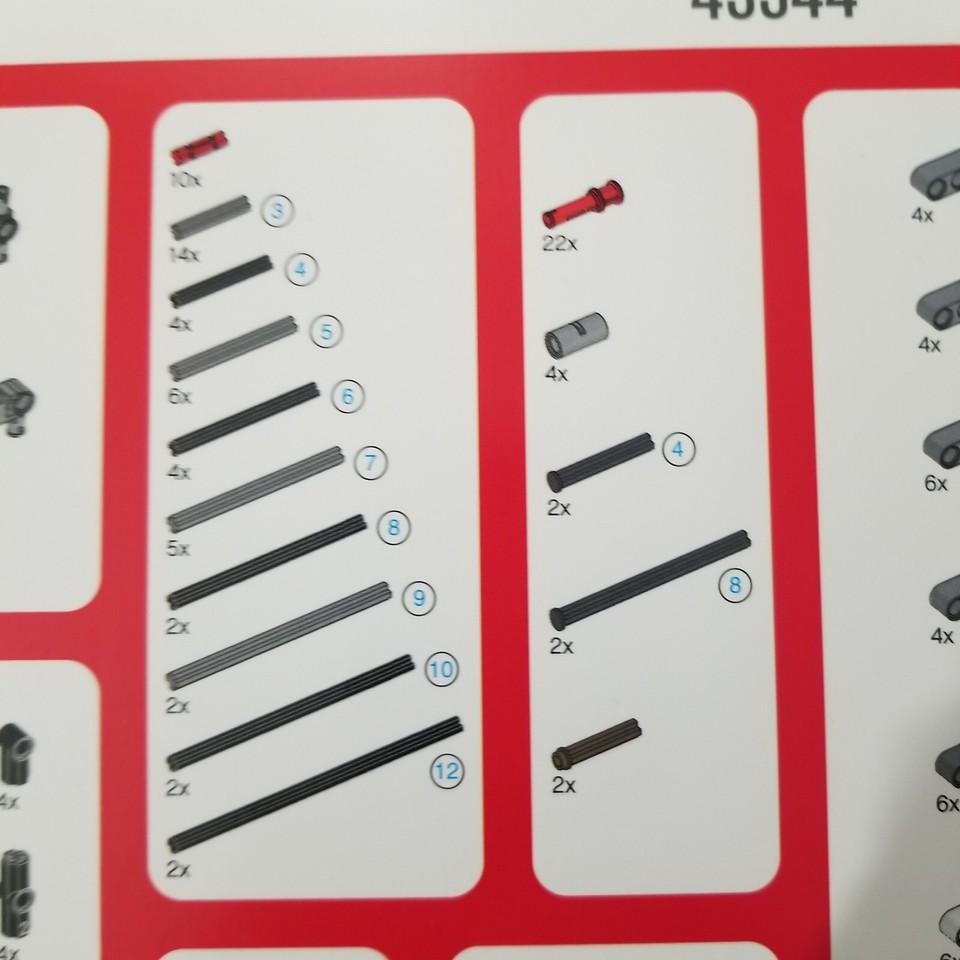 LEGO Mindstorms Education EV3 Core Set 45544 INCOMPLETE for & w/ Extra ...