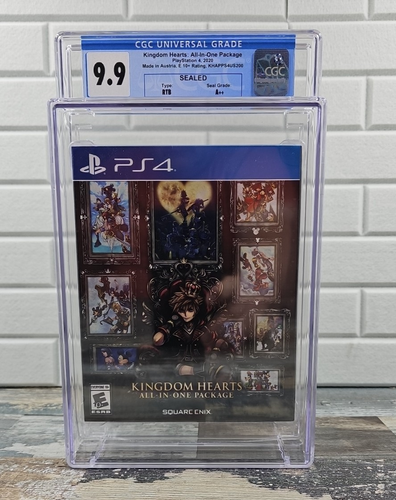 Kingdom Hearts: All-In-One Package Blue Label CGC U9.9 A++ PS4 Sealed ...
