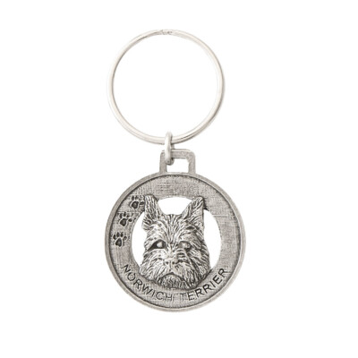 Creative Pewter Designs Norwich Terrier Dog Pewter KeyChain, Key Fob ...