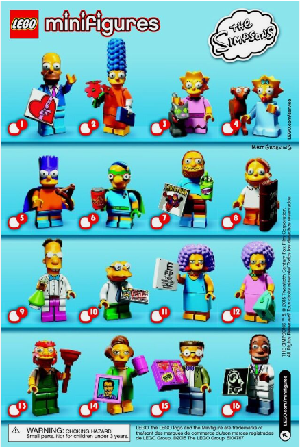 Lego Collectible Minifigure Checklist Leaflets Inserts - Choose the ...