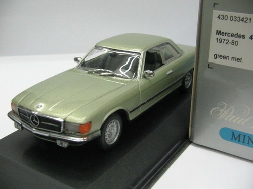 WOW EXTREMELY RARE Mercedes W107/C107 450SLC 1974 Perl Green 1:43 ...
