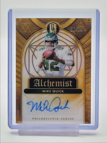 MIKE QUICK 2024 GOLD STANDARD ALCHEMIST AUTOGRAPHS EAGLES AUTO /99 ...