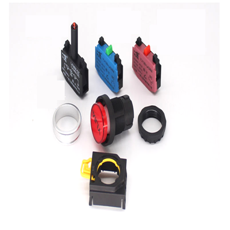 22mm illuminated LEDswitch reset led lighting push button switch LED ...