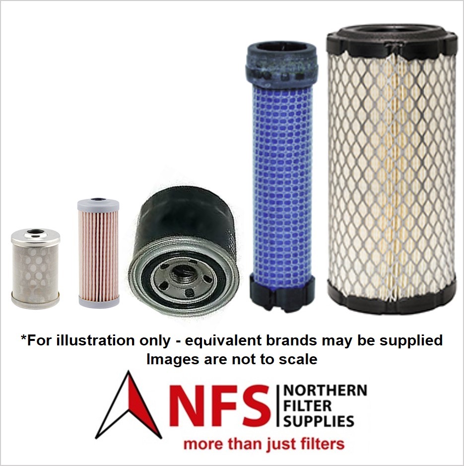 NFS Filter Kit fits Takeuchi TB23R TB23FR Engine Air, Oil, Fuel Filters ...
