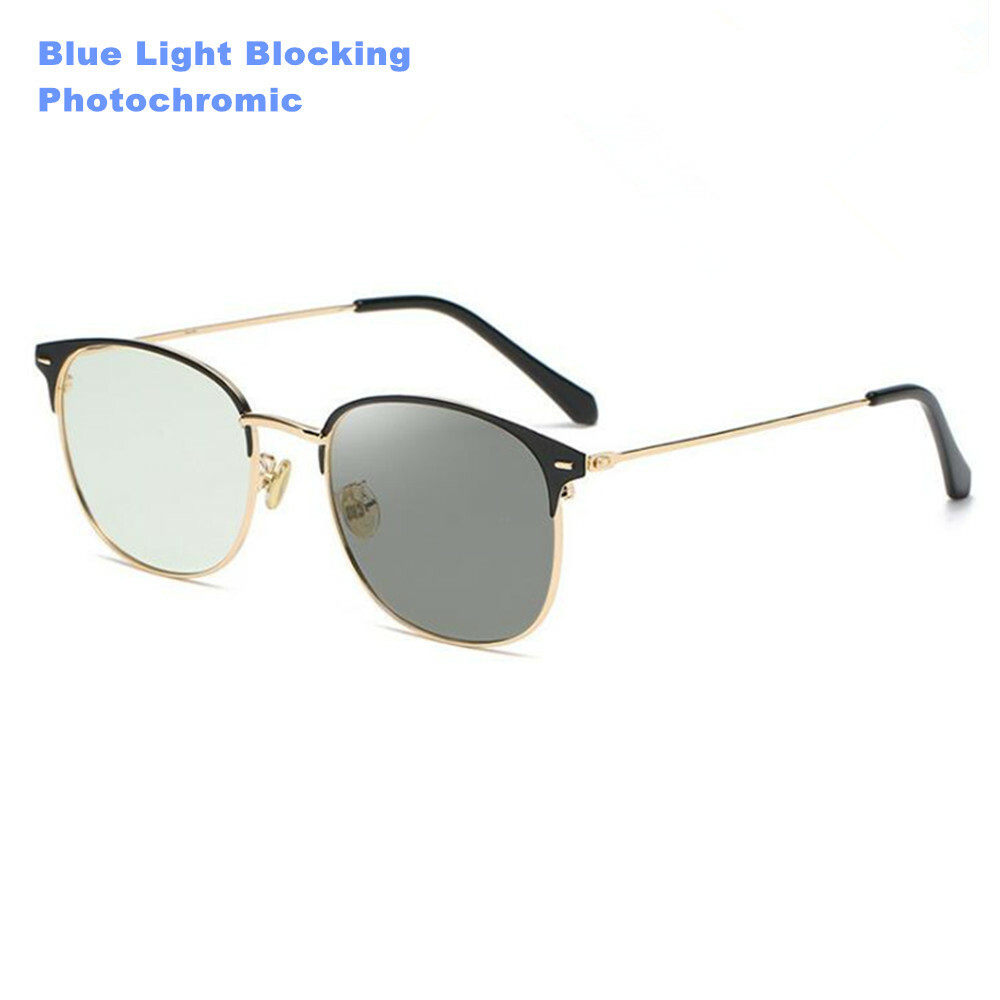 2021 Blue Light Blocking Photochromic Computer Gaming Eyeglasses Unisex ...