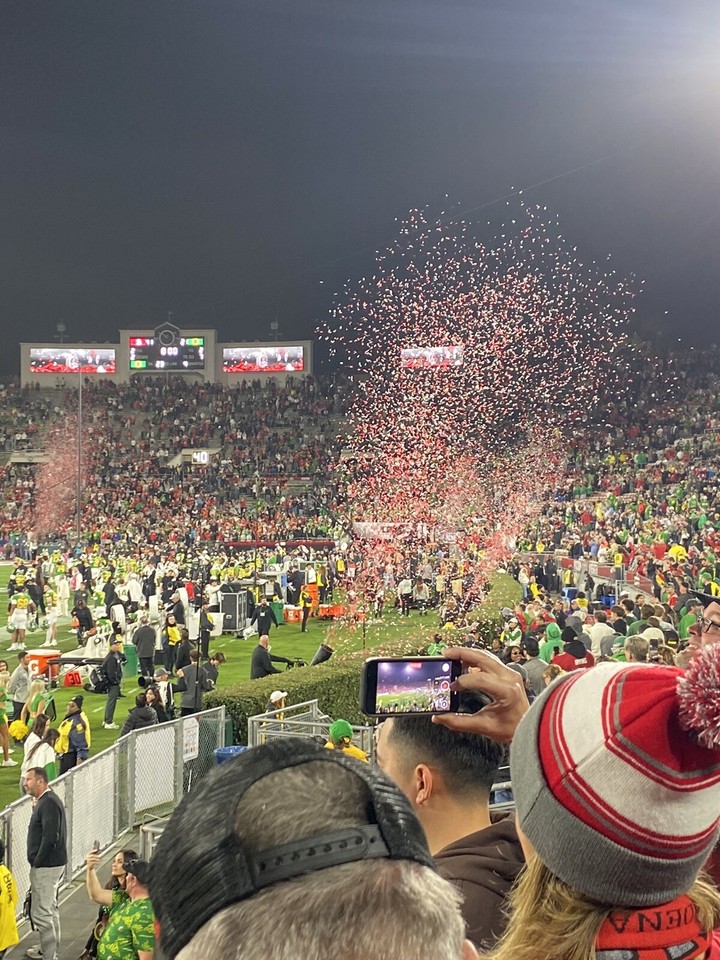 2024 Rose Bowl Ohio State Buckeyes Confetti Cfp Playoffs 1/1/25 | eBay