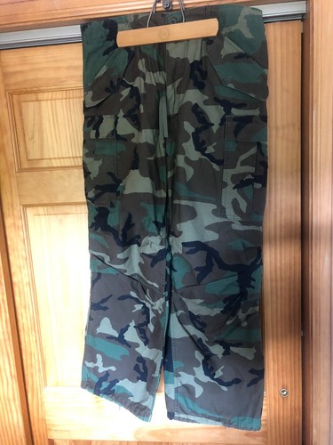 Trousers, Cold Weather, Class 2, Woodland M65 Medium Regular BDU Pants ...