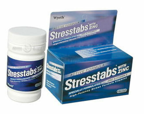 Relieve Stress Stresstabs 600 Vitamin ZINC MINERALS High Potency ...