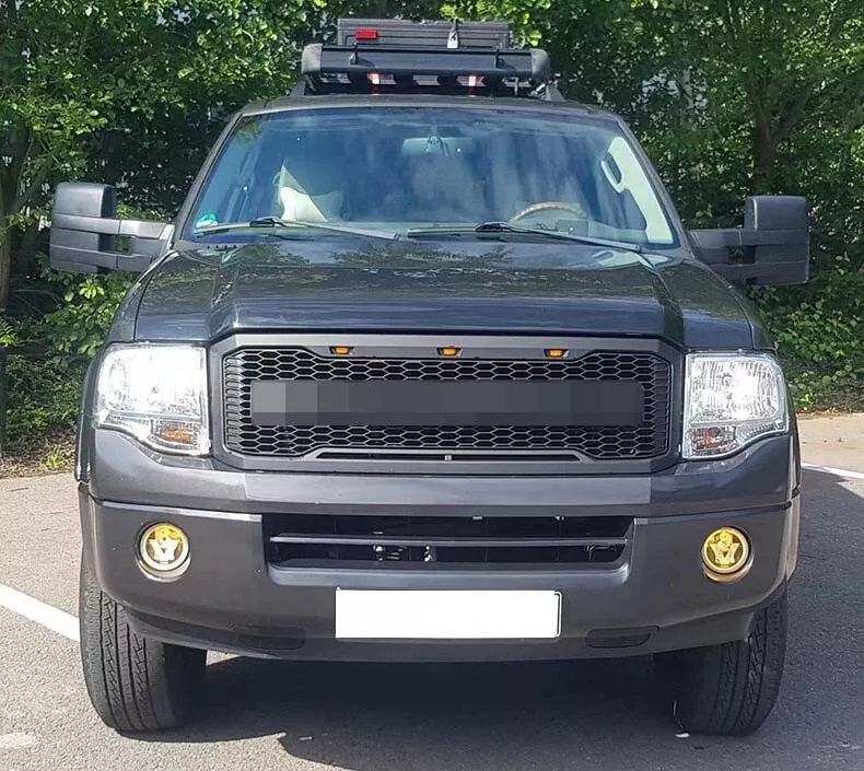 Raptor Style Front Grill fits for Ford Expedition 2007-2014 W/Letters ...