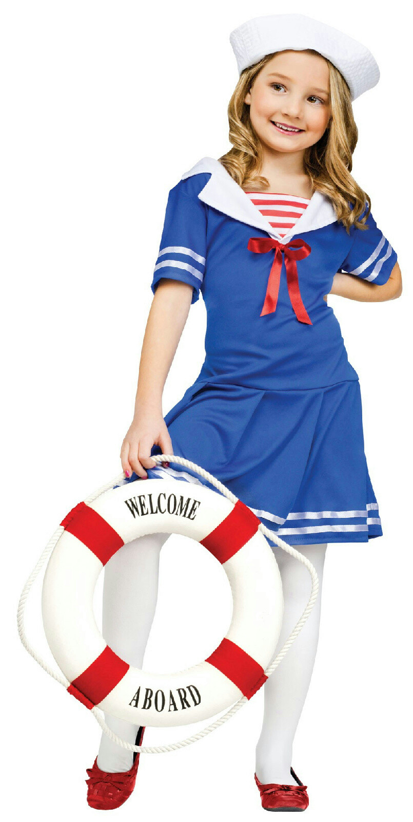 Sea Sweetie Sailor Girls Costume Dress and Hat Size Large 12-14 | eBay