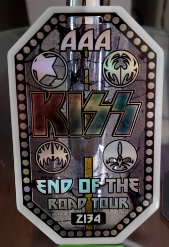 ORIGINAL KISS END OF THE ROAD TOUR ALL ACCESS LAMINATED BACKSTAGE PASS ...