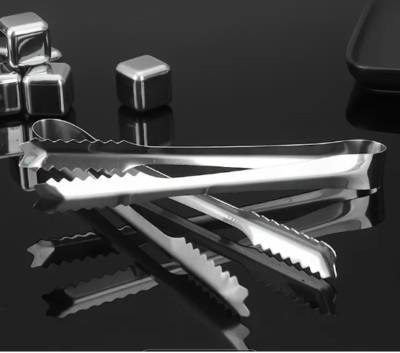 1/5pc Stainless Steel Ice Cube Mini Small Tong Clip Clamp Kitchen Food ...