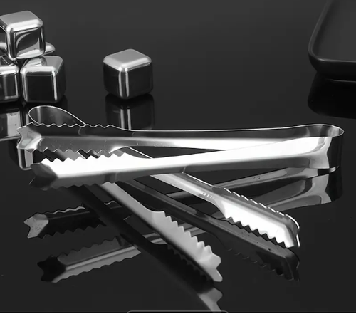 1/5pc Stainless Steel Ice Cube Mini Small Tong Clip Clamp Kitchen Food ...