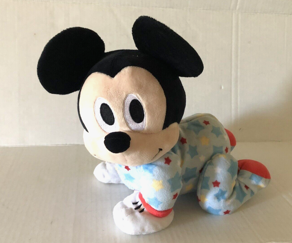 Disney Baby Mickey Mouse Crawling Pals Talking Musical Plush Toy | eBay