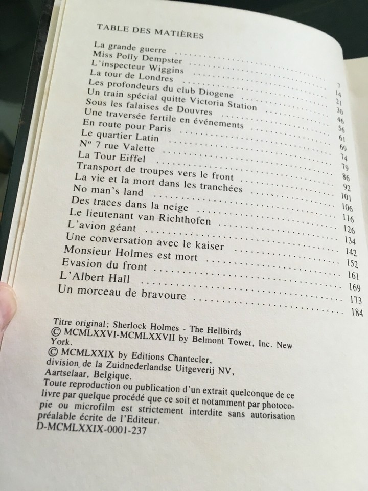 LES OISEAUX DU MEURTRE (PASTICHE SHERLOCK HOLMES) AUSTIN MITCHELSON | eBay