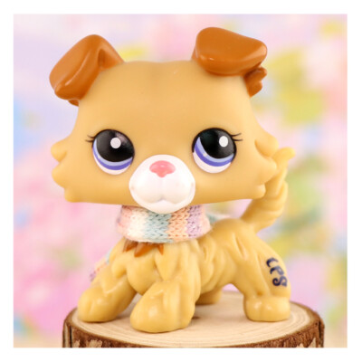 Mini Pet Shop LPS Collie 2452 LPS Figure with Scarf Kids Gift Toy ...