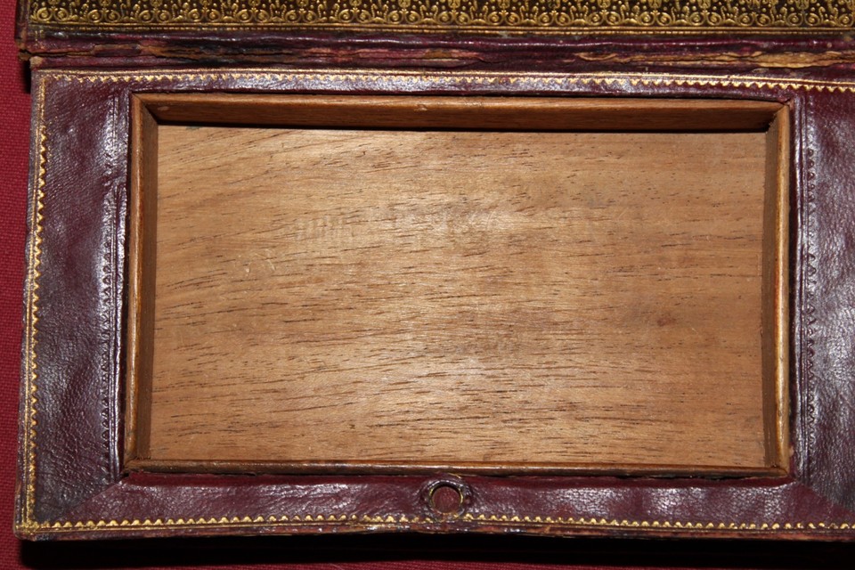 Book box Book safe probably 18th century religious now hollow leather ...