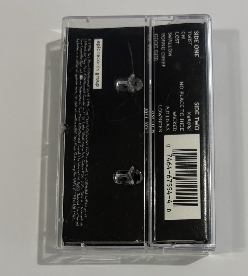 Korn - Life Is Peachy (Cassette Tape, 1996) NuMetal Sony Music Canada ...
