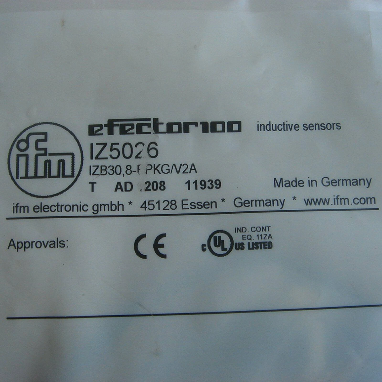 1PC New IFM IZ5026 Proximity Switch IZ5026 Free Shipping | eBay