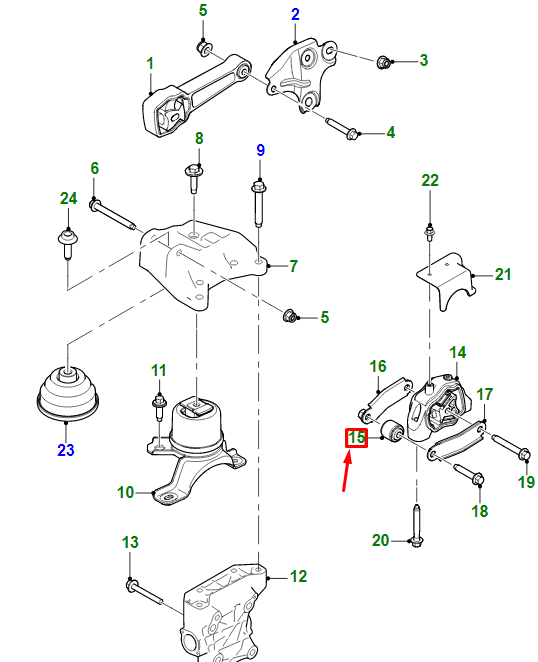 JAGUAR E-PACE X540 Differential Mounting Bush J9C12037 NEW GENUINE | eBay