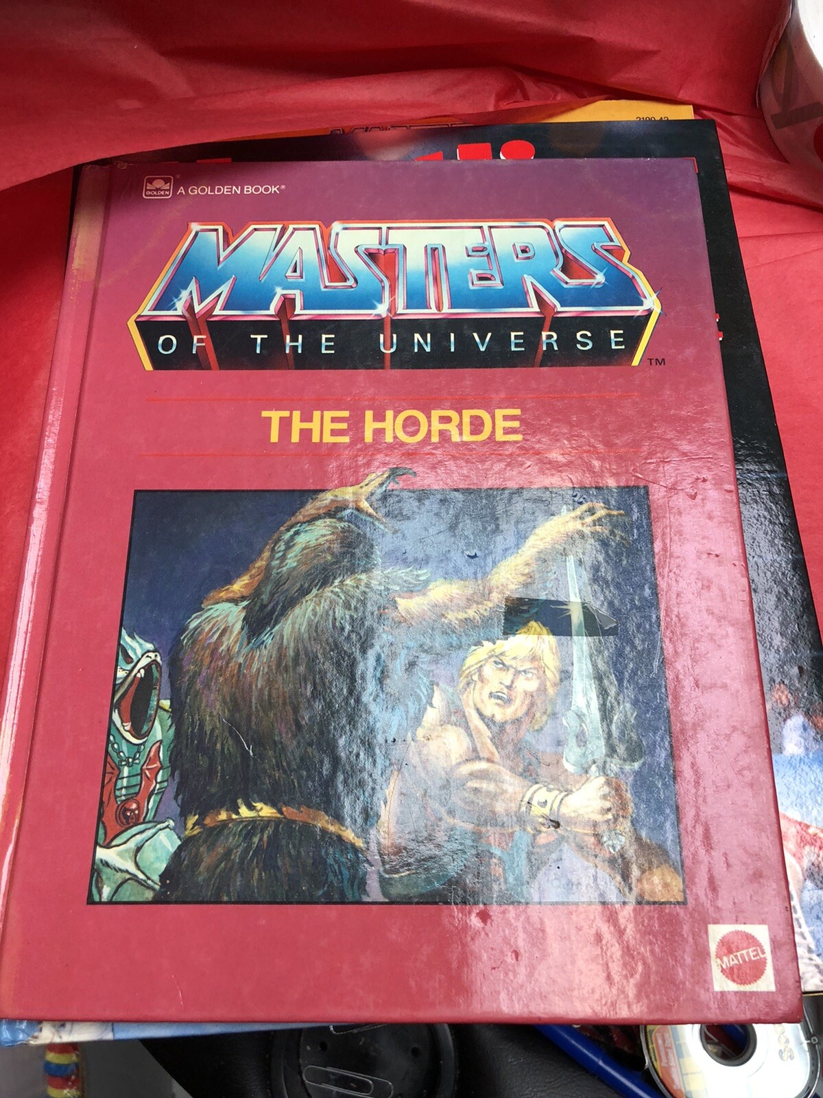 Masters of the Universe He-Man Book The Horde Hardcover book htf oop | eBay