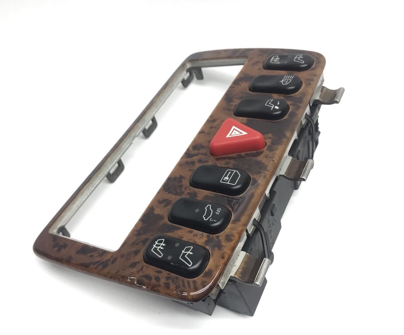 W208 99-03 MERCEDES Clk430 CENTER CONTROL PANEL WITH SWITCHES ...