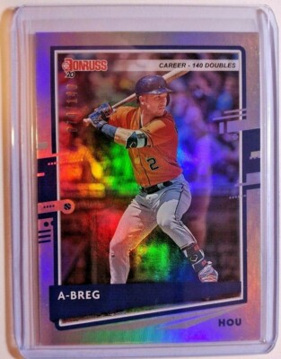 2020 DONRUSS CAREER STAT LINE "A-BREG" ALEX BREGMAN 074/140 (m) | eBay