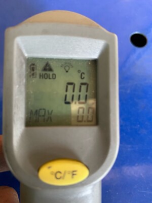 Cen Tech Touchless Infrared Forehead Body Temperature Thermometer LCD ...