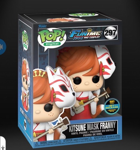 KITSUNE MASK FRANNY - Funime Funko Pop - Digital Redemption Presale | eBay