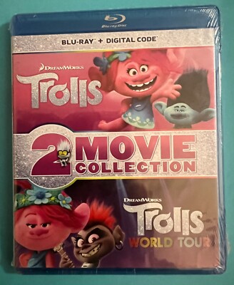 Trolls / Trolls World Tour 2-Movie Collection [Blu-ray] New/Sealed ...