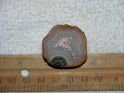 Laguna agate geode cut and polished Mexico 1 x 1 inch G262 | eBay