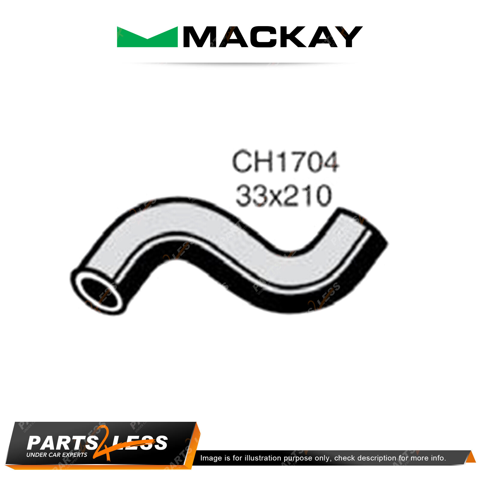 Mackay Upper Radiator Hose for Toyota Cressida MX73 2.8L 6 cyl DOHC 24V ...