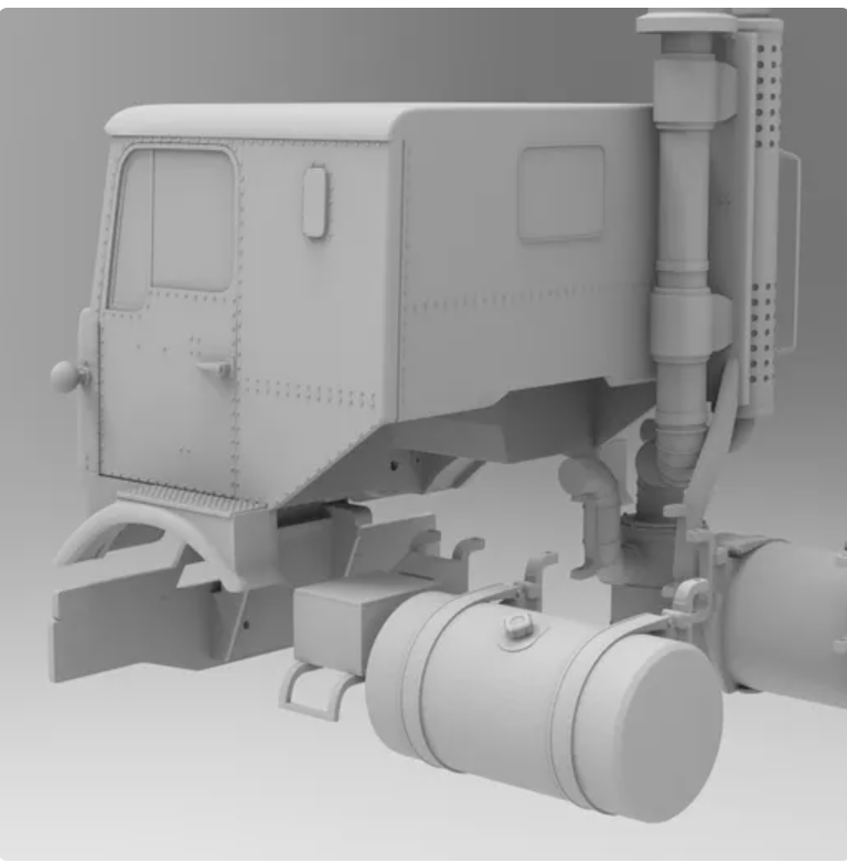 1/43rd scale 3d printed GMC CRACKERBOX DFR 8000 SLEEPER CAB | eBay