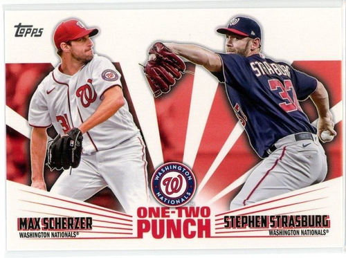 2023 Topps Series 1 Baseball One-Two Punch Max Scherzer Stephen ...