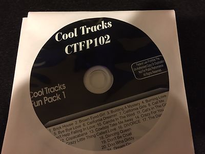 COOL TRACKS CD+G KARAOKE FUN PACK 102 21 SONGS | eBay